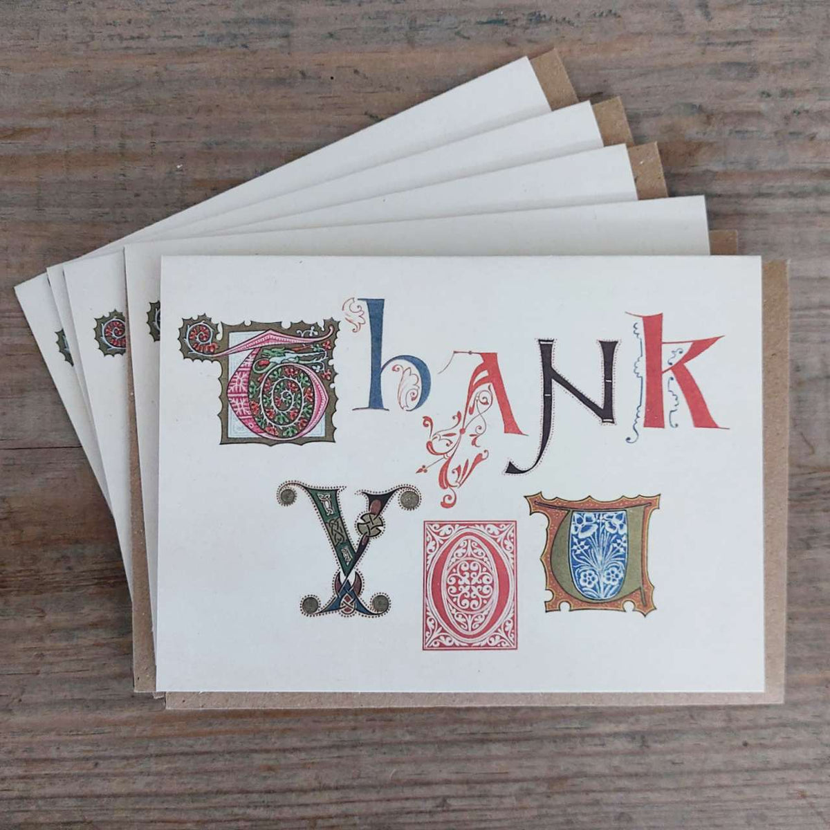 Set of Six Thank You Notecards – Closet & Botts