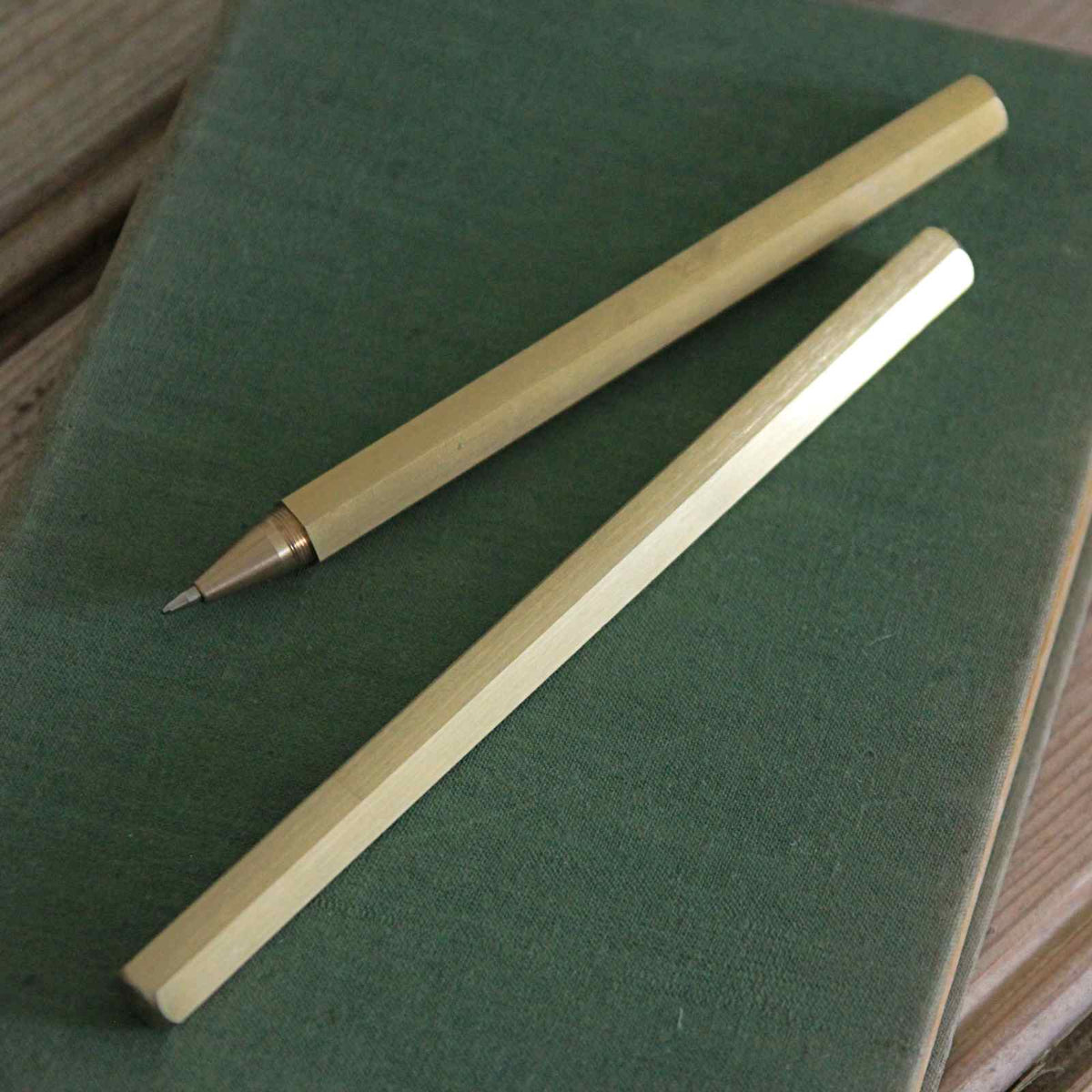 Brass Hexagon Pen> – Closet & Botts