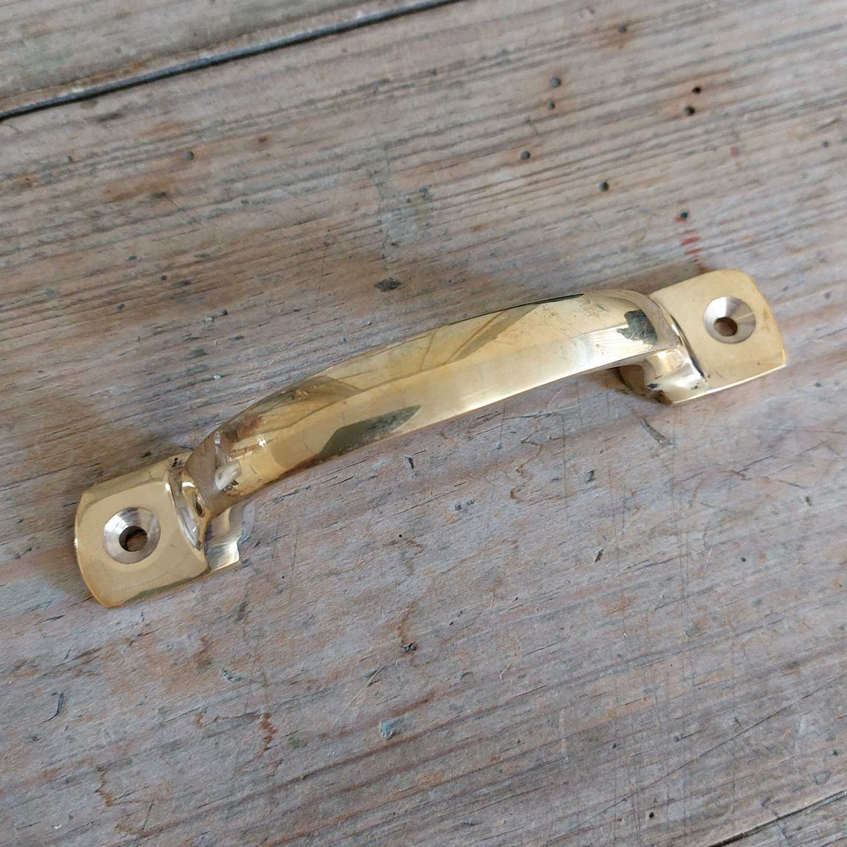 Polished Brass Cabinet Handle | Closet & Botts