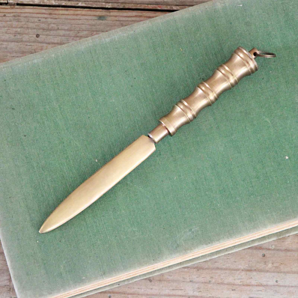 Brass Letter Opener | Closet & Botts