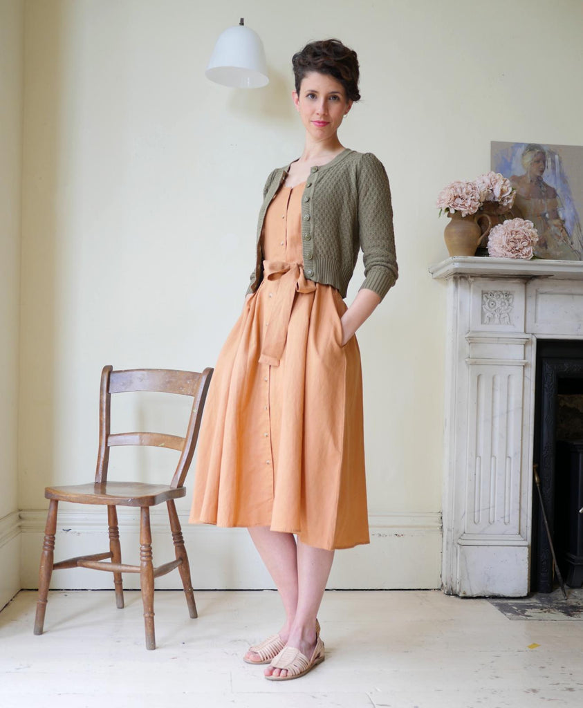 Belted Sun Dress - Clay | Closet & Botts