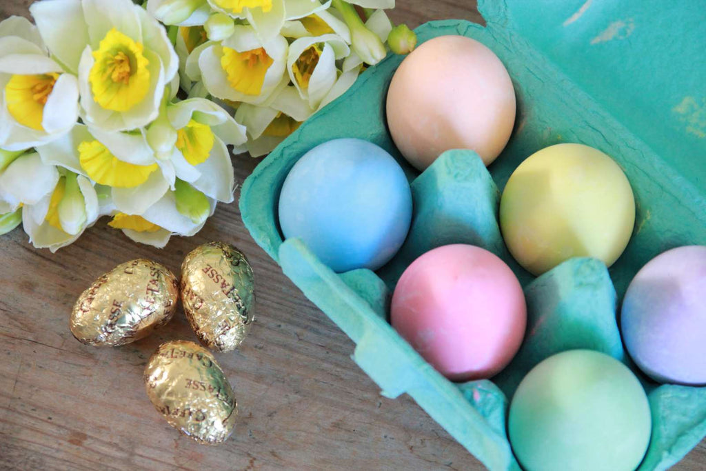 Six Coloured Chalk Eggs | Closet & Botts