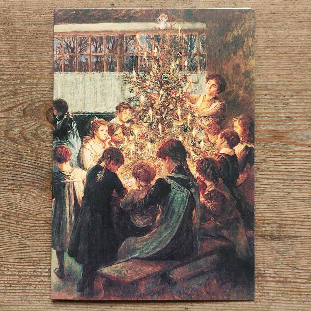 Traditional Christmas Card Pack - Around The Christmas Tree – Closet ...