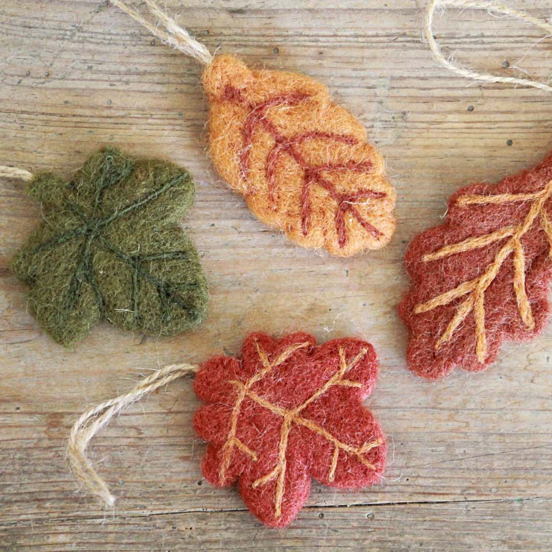Felt Autumn Leaf Decoration – Closet & Botts