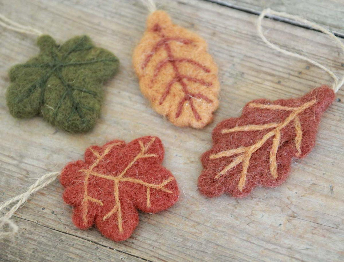 Felt Autumn Leaf Decoration – Closet & Botts
