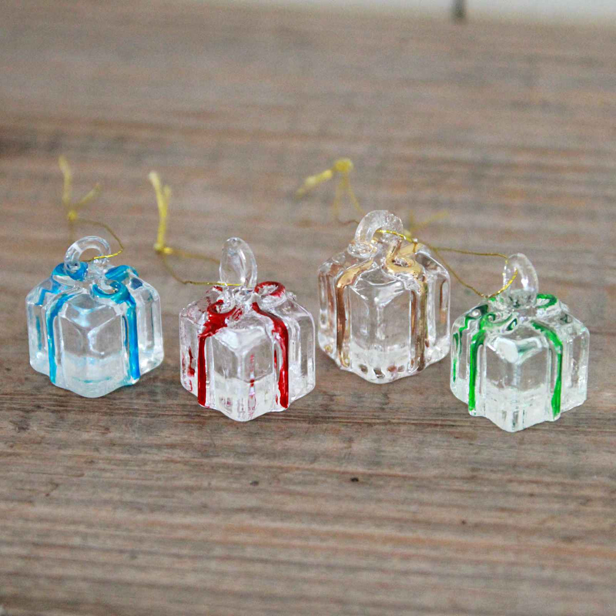Coloured Glass Present Decoration | Closet & Botts