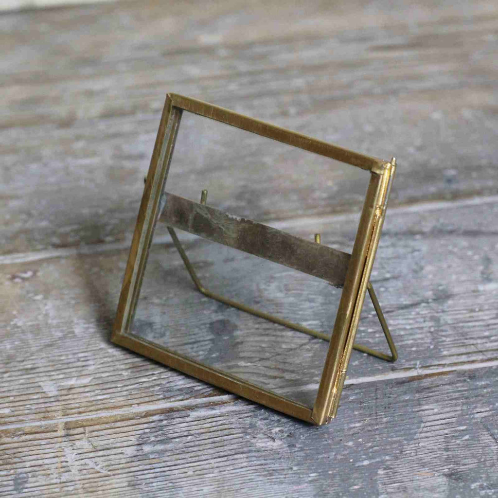 Square Brass Standing Frame | Closet & Botts