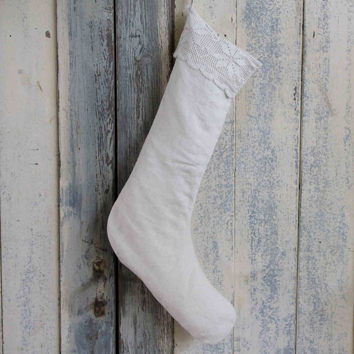 Linen & Lace Christmas Stocking – Closet & Botts