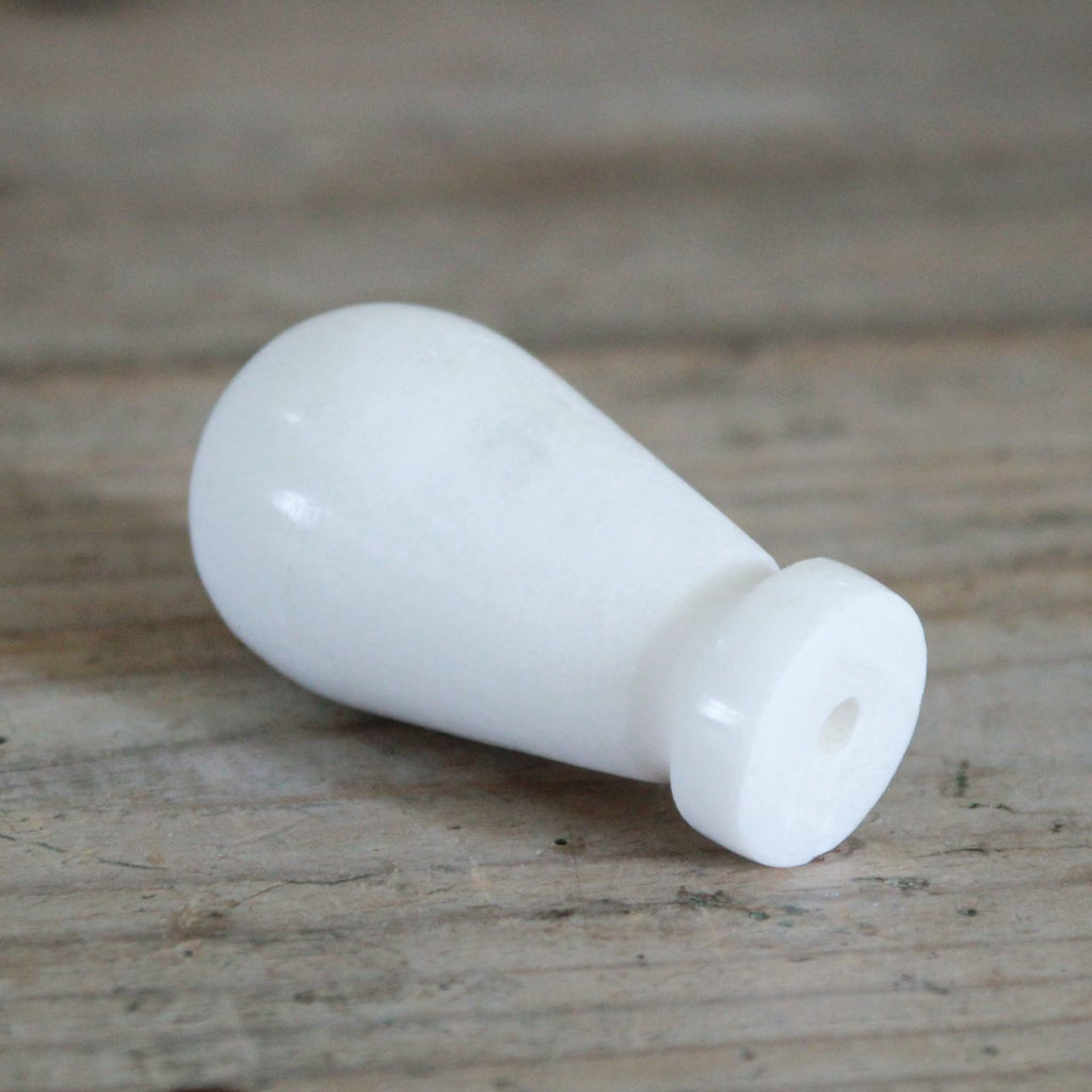 White Marble Light Pull | Closet & Botts