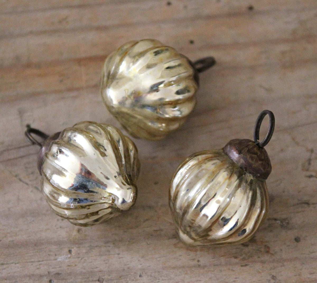 Mini Bauble - Antique Gold Traditional Christmas Decoration | Closet ...