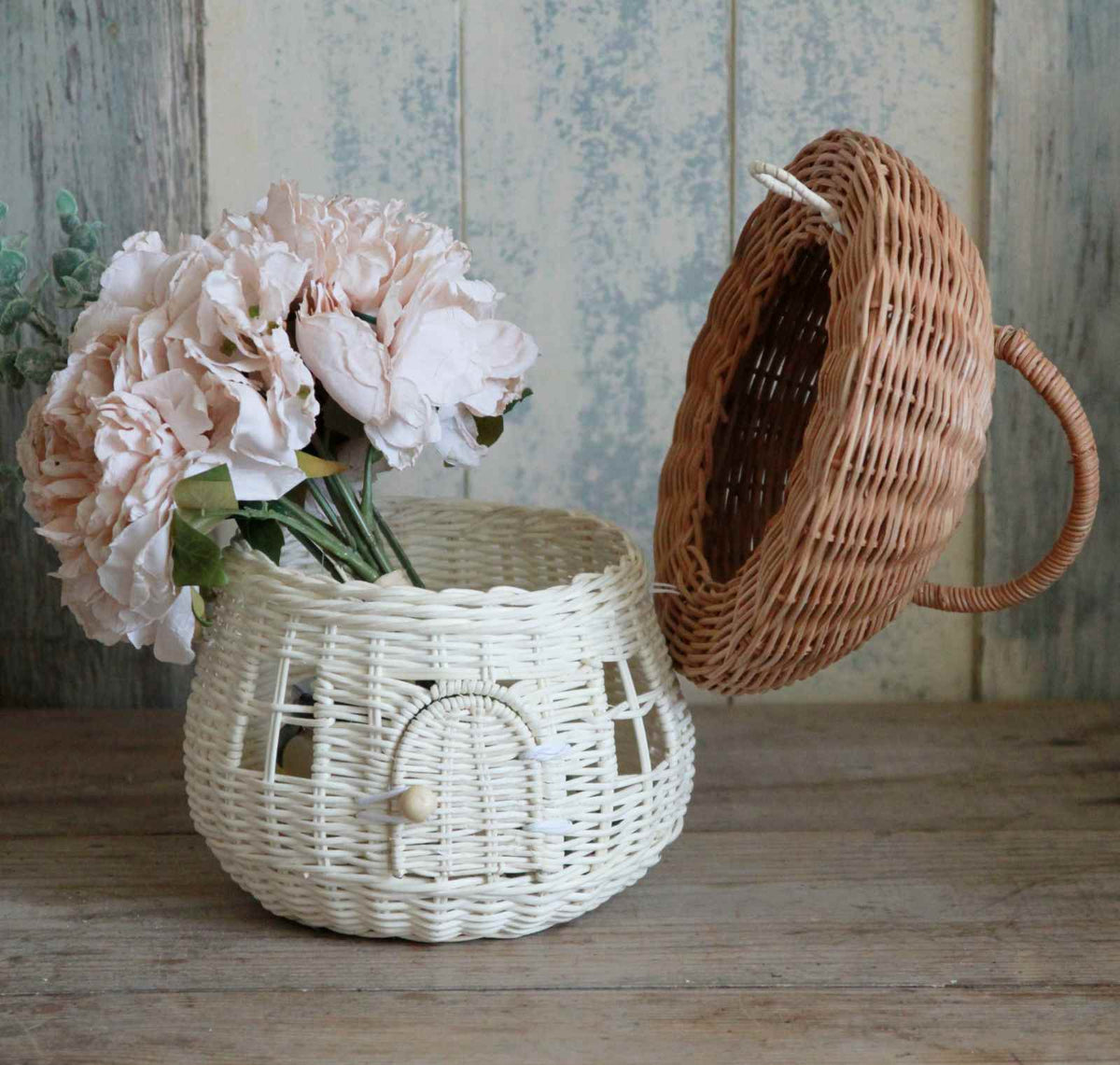 Rattan Mushroom Basket Bag – Closet & Botts