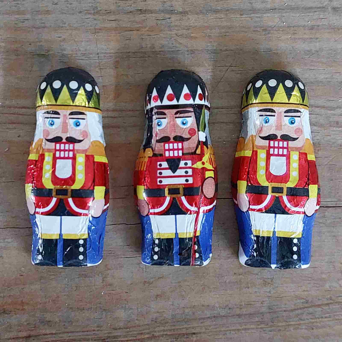 Three Chocolate Nutcracker Soldiers – Closet & Botts