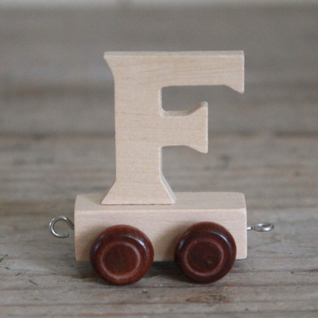 Wooden Train Alphabet Letters | Closet & Botts