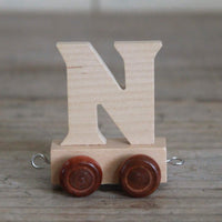 Wooden Train Alphabet Letters – Closet & Botts