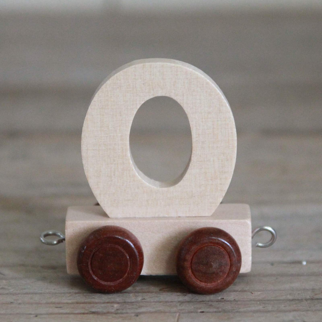 Wooden Train Alphabet Letters | Closet & Botts