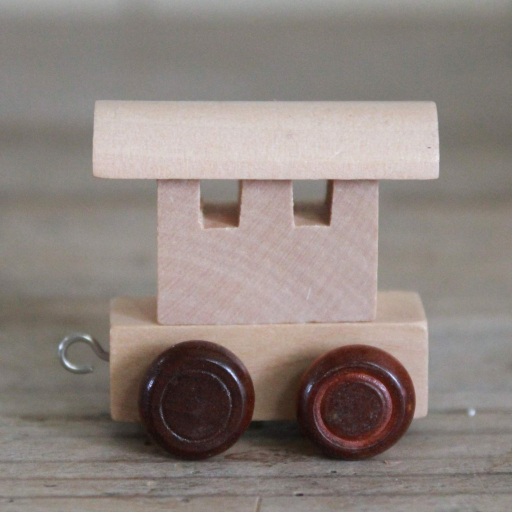 Wooden Train Alphabet Letters | Closet & Botts