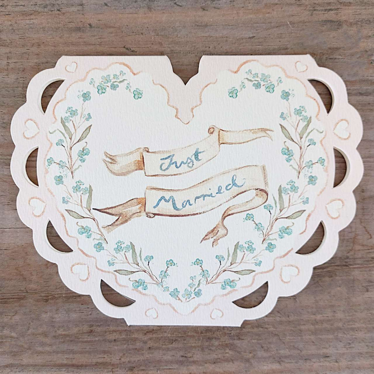 Just Married - Heart Greeting Card – Closet & Botts