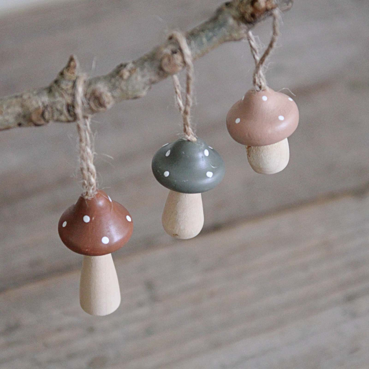 Mini Wooden Toadstool | Closet & Botts