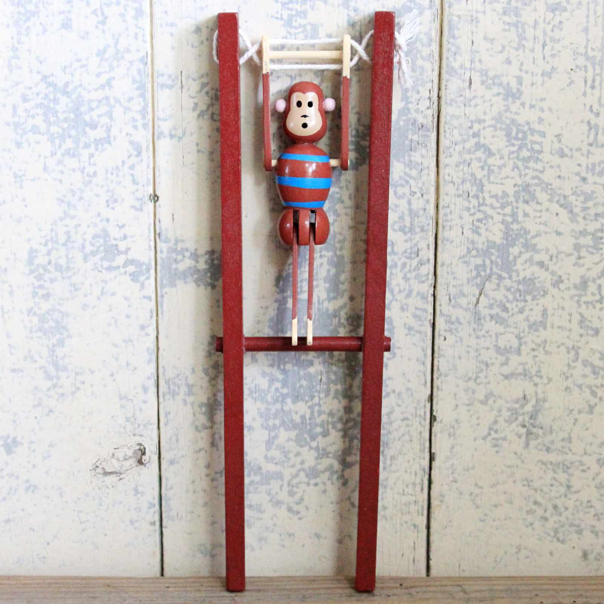 Wooden Acrobatic Monkey Toy – Closet & Botts