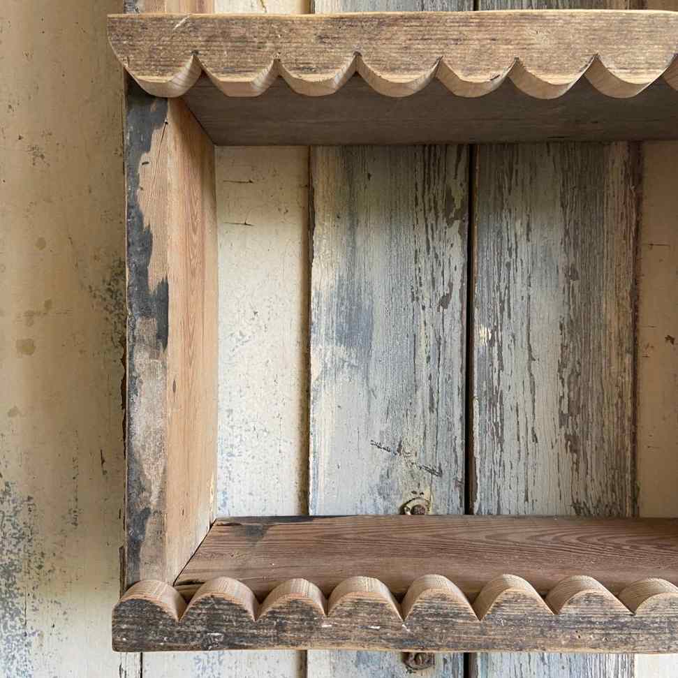 Handmade Scalloped Wall Unit – Closet & Botts