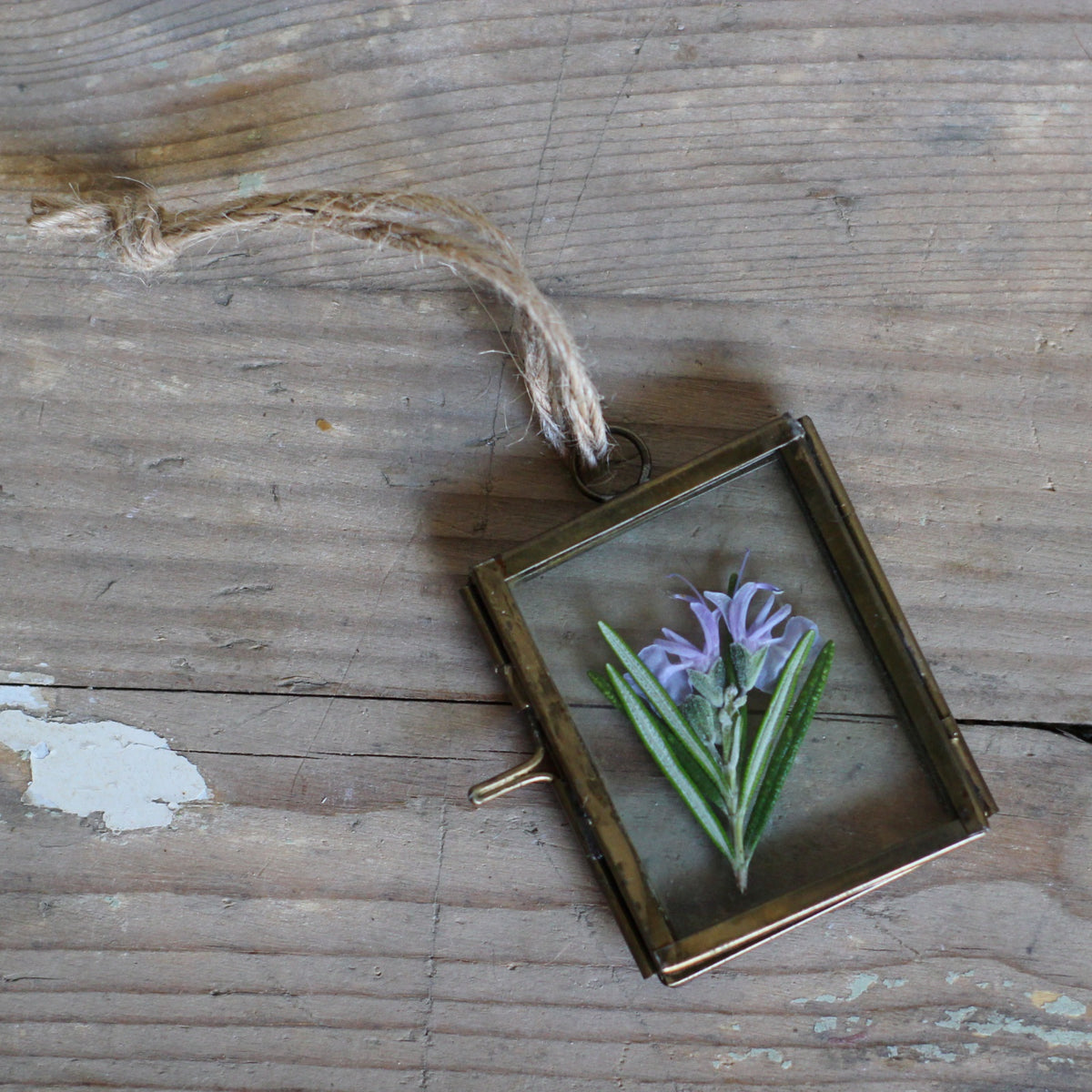 Small Brass Hanging Brass Frame | Closet & Botts