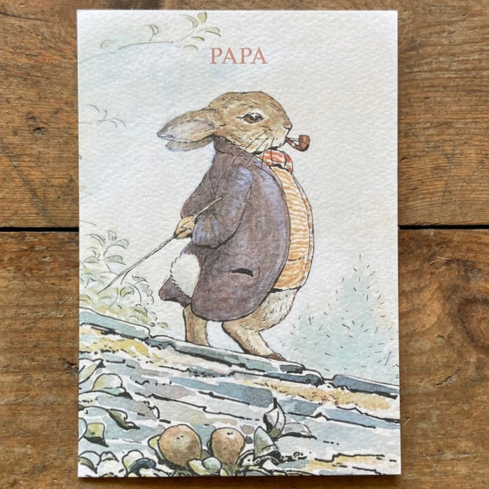 ‘Papa’ Beatrix Potter Greeting Card | Closet & Botts