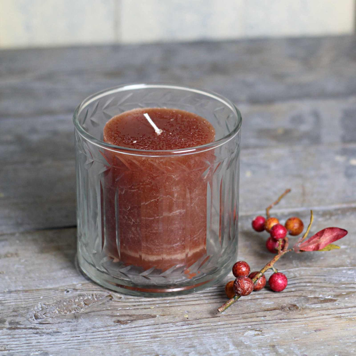 Pillar Candles - Rust | Closet & Botts