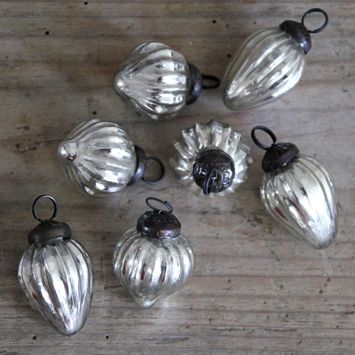 Mini Bauble - Antique Silver Traditional Christmas Decoration | Closet ...