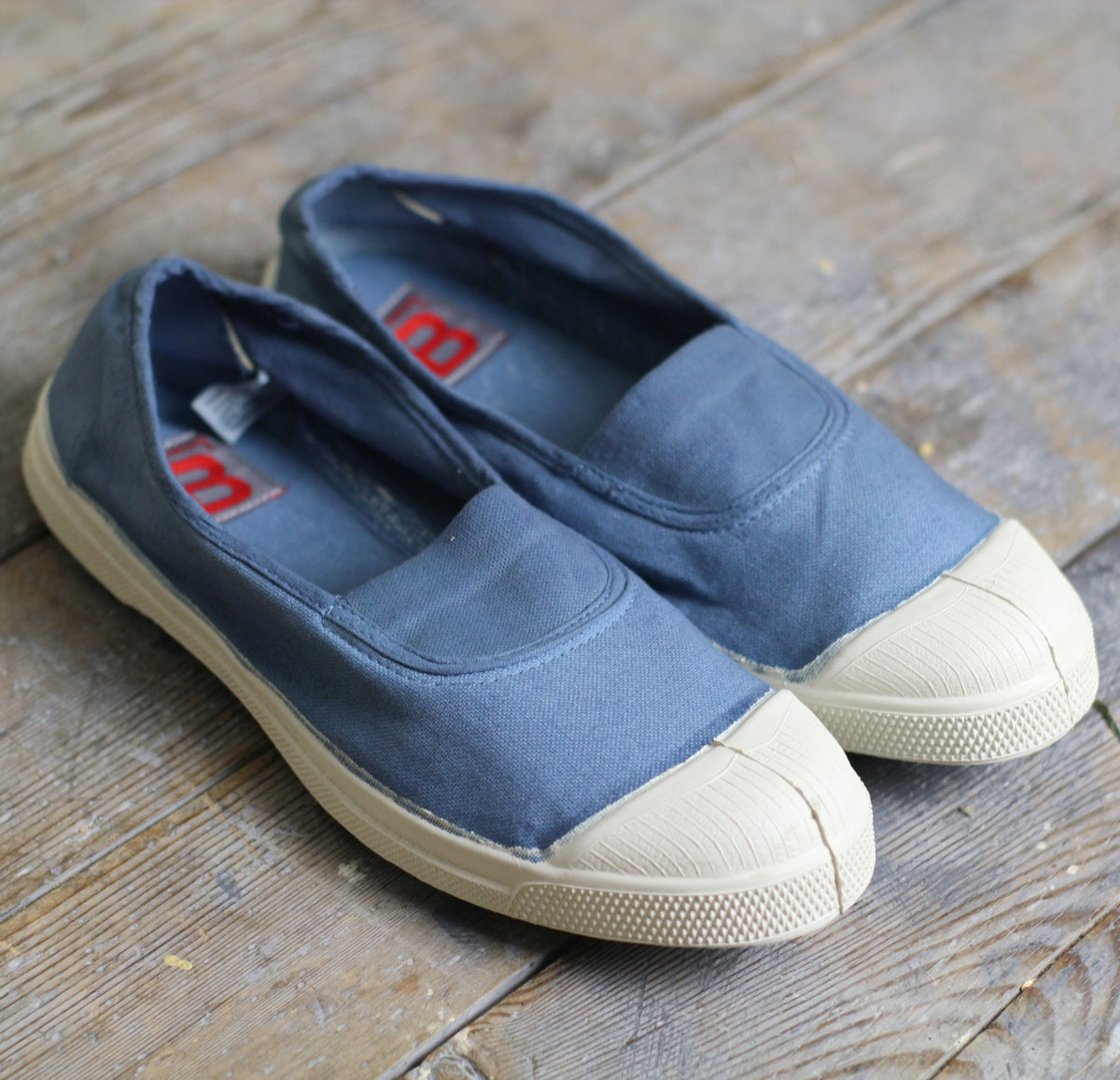 Bensimon Women's Plimsoll, Denim Blue – Closet & Botts