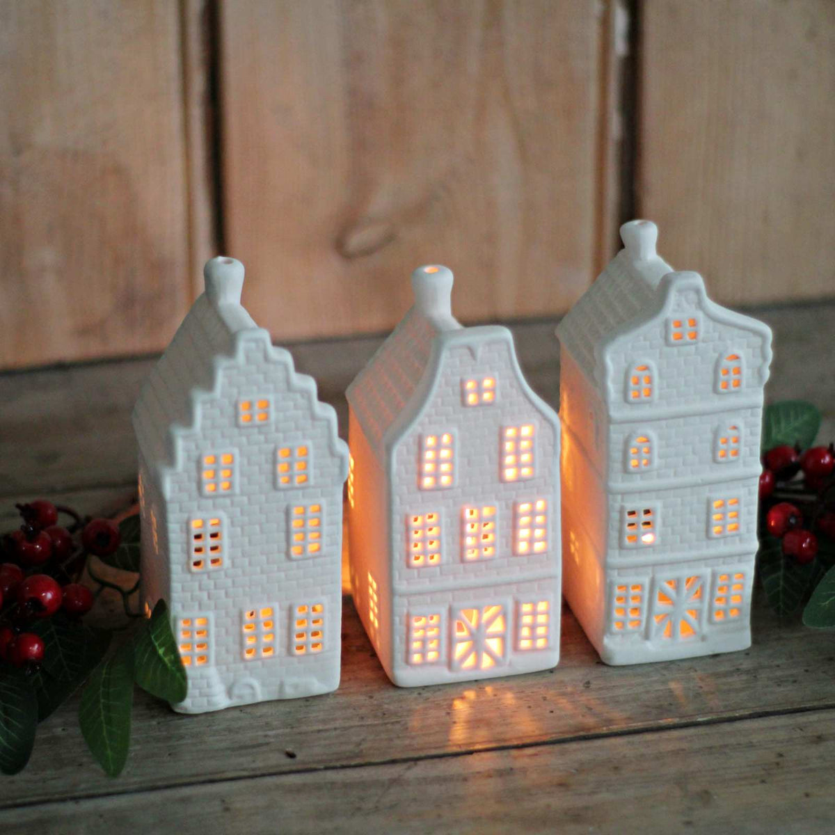 Porcelain House Tealight Holder | Closet & Botts