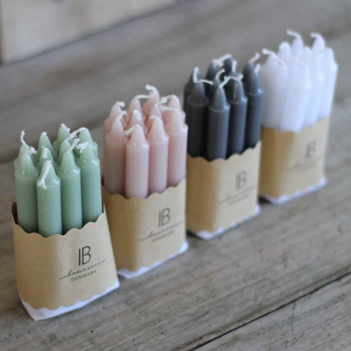 Set of Short Taper Candles | Closet & Botts