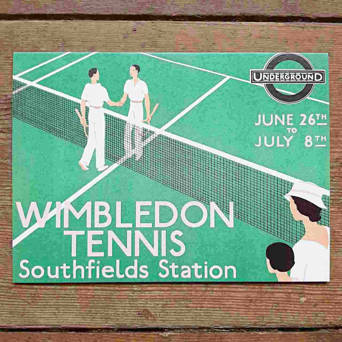 'Wimbledon Tennis' Greeting card | Closet & Botts