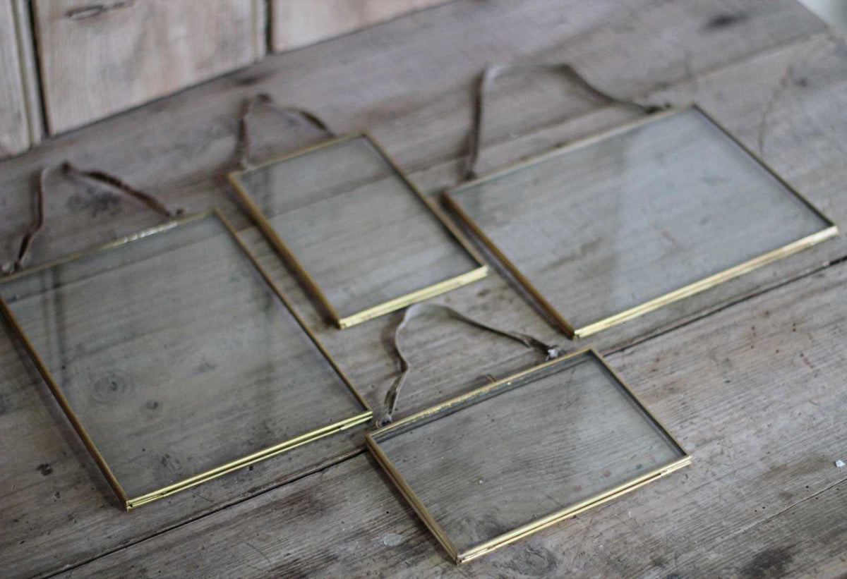 Small Photo Frames in Brass | Closet & Botts