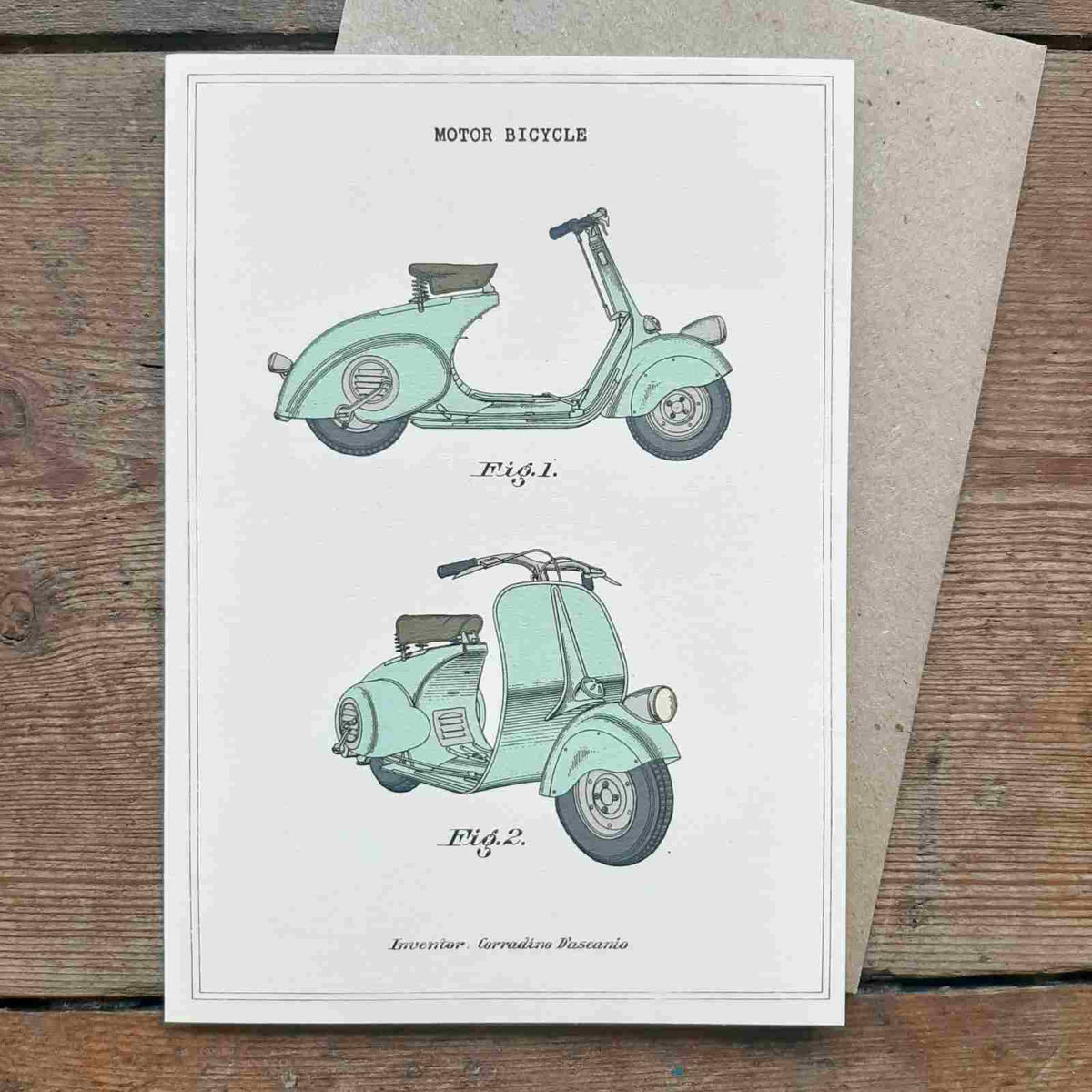 Scooter - Greeting Card | Closet & Botts